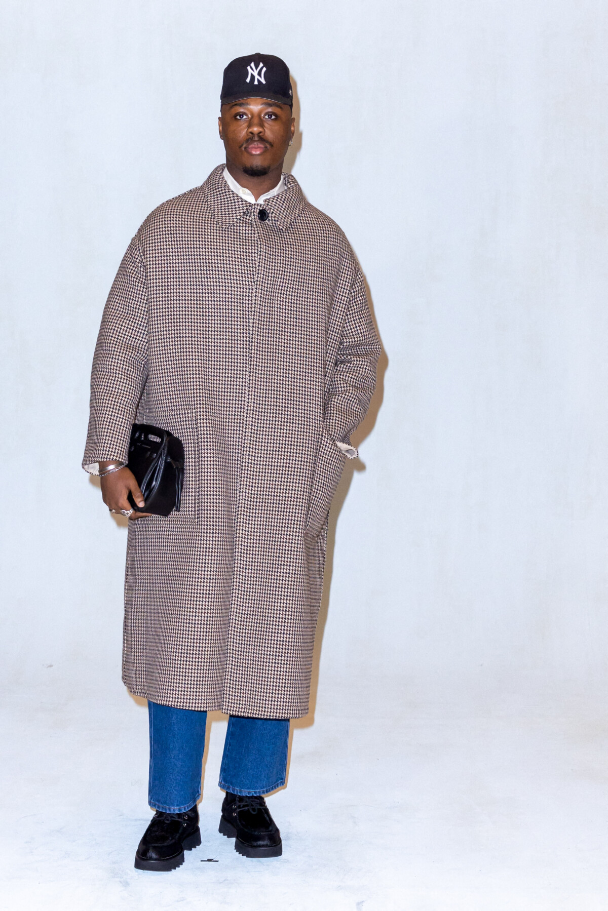 Photo : Denzel Dion - Photocall du défilé de mode Hommes "AMI" prêt-à ...