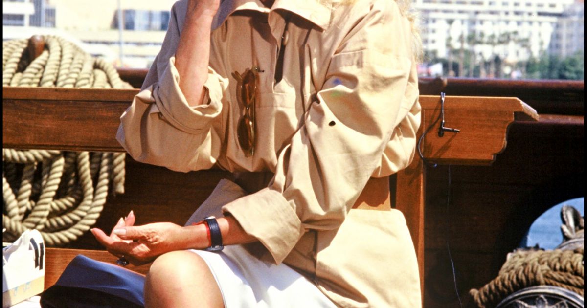 Jeanne Moreau au Festival de Cannes en 1987 - Purepeople