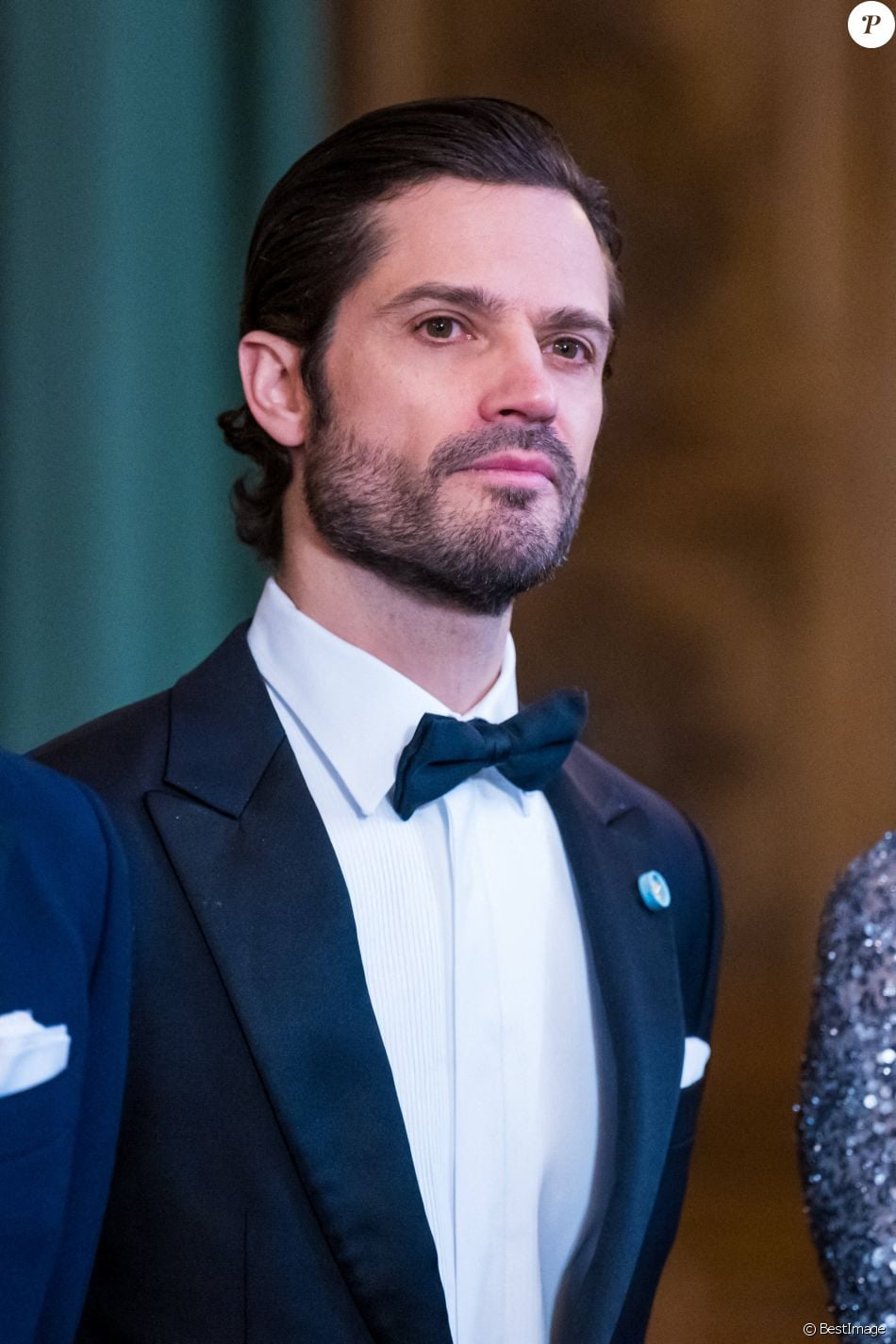 Le prince Carl Philip de Suède, lors du dîner de gala annuel ...