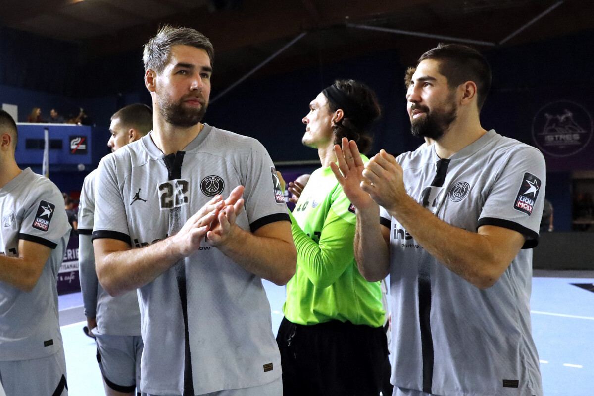Photo : Karabatic luka / PSG Karabatic nikola / PSG - Match de Handball ...