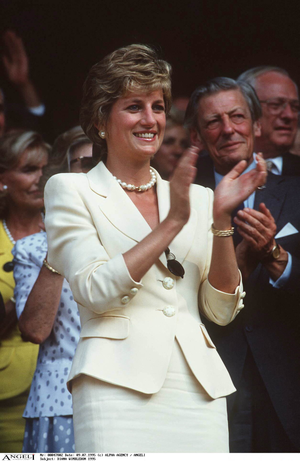 Photo : Lady Diana à Wimbledon en 1995 - Purepeople