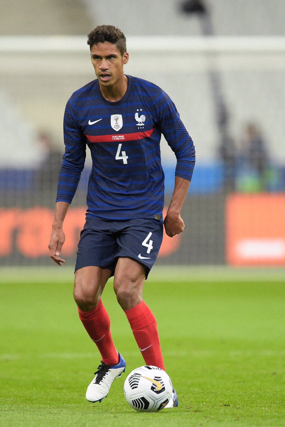 Photo : Raphaël Varane - Match de football amical France / Ukraine (7-1) au Stade de France le 7 ...