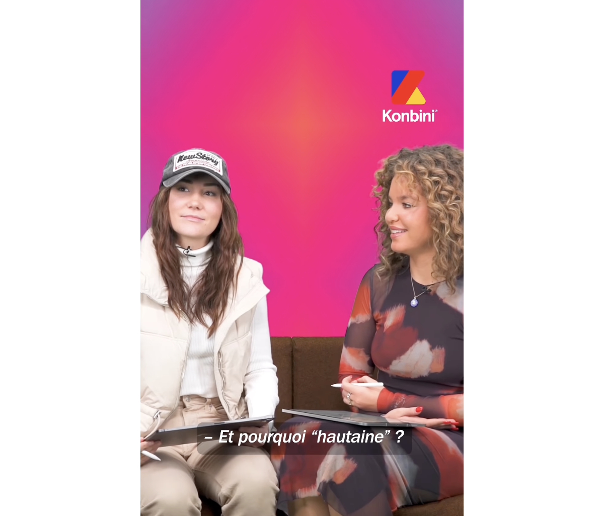Photo : Léa et Tiana (Star Academy) font une interview ensemble pour le ...