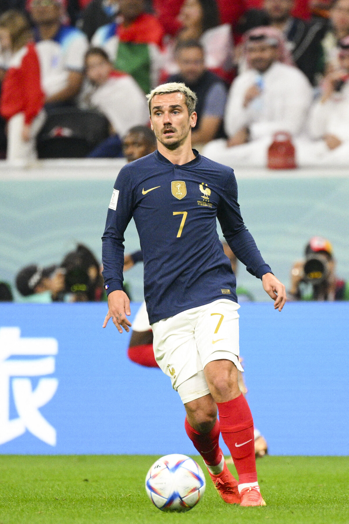 Photo : Antoine Griezmann lors du match de football de quart de finale ...