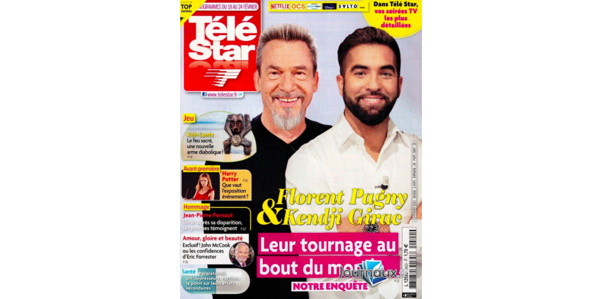 Photo : Couverture du magazine Télé Star n°2420, paru la 13 février ...