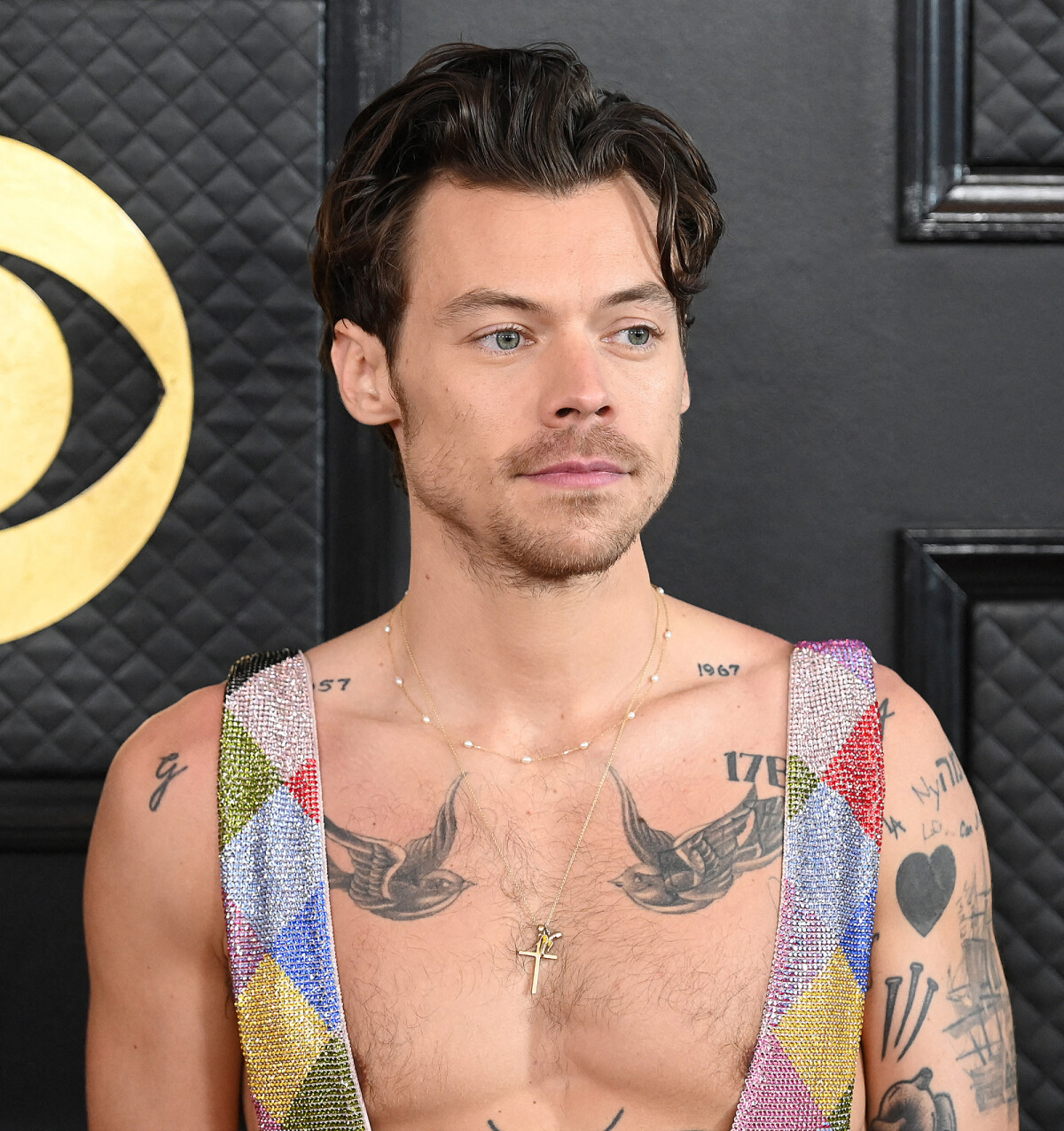 Photo : Harry Styles - Photocall de la cérémonie des 65ème Grammy ...