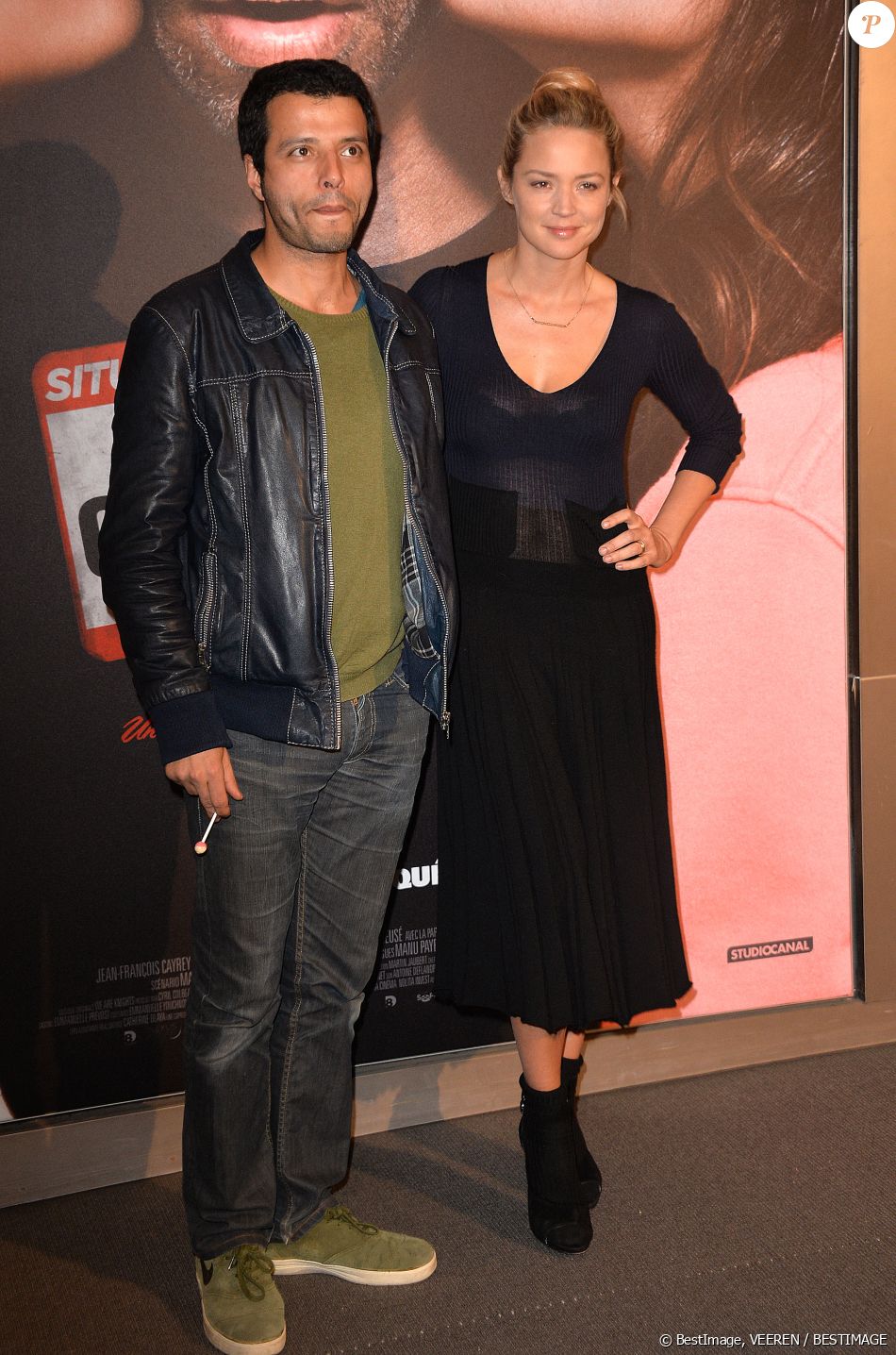 Virginie Efira et Mabrouk El Mechri - Avant-première du film Situation ...