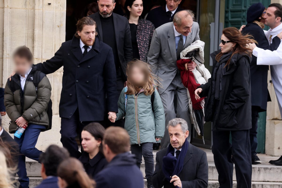 Photo : Deux enfants avec lesquels il ne se montre que très rarement ...