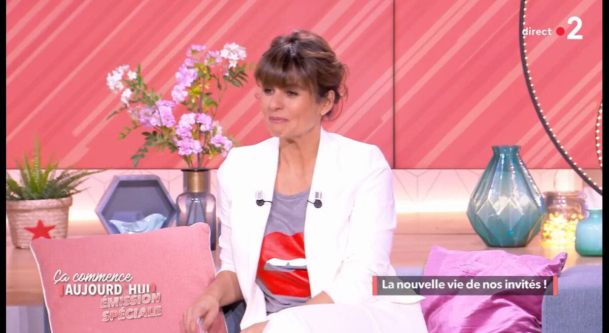 Photo : La présentatrice s'est en effet laissée aller - Purepeople
