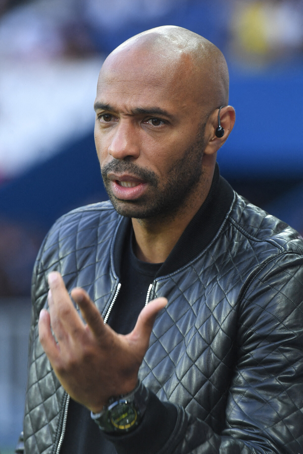 Photo : Thierry Henry - Match de football en ligue 1 Uber Eats entre le ...