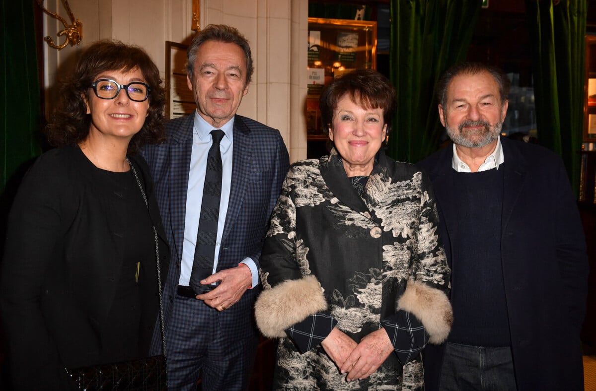 Photo : Lise Boëll (directice des éditions Plon), Michel Denisot ...