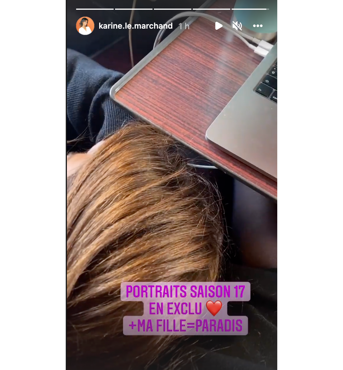 Photo : Karine Le Marchand et sa fille sur Instagram. - Purepeople Photo : Karine Le Marchand et sa fille sur Instagram. - Purepeople