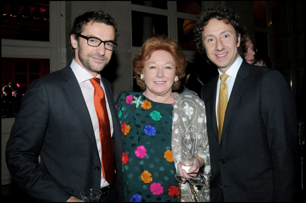 Photo : Cyril Vergniol, Nadine de Rothschild, Stéphane Bern - Remise du ...