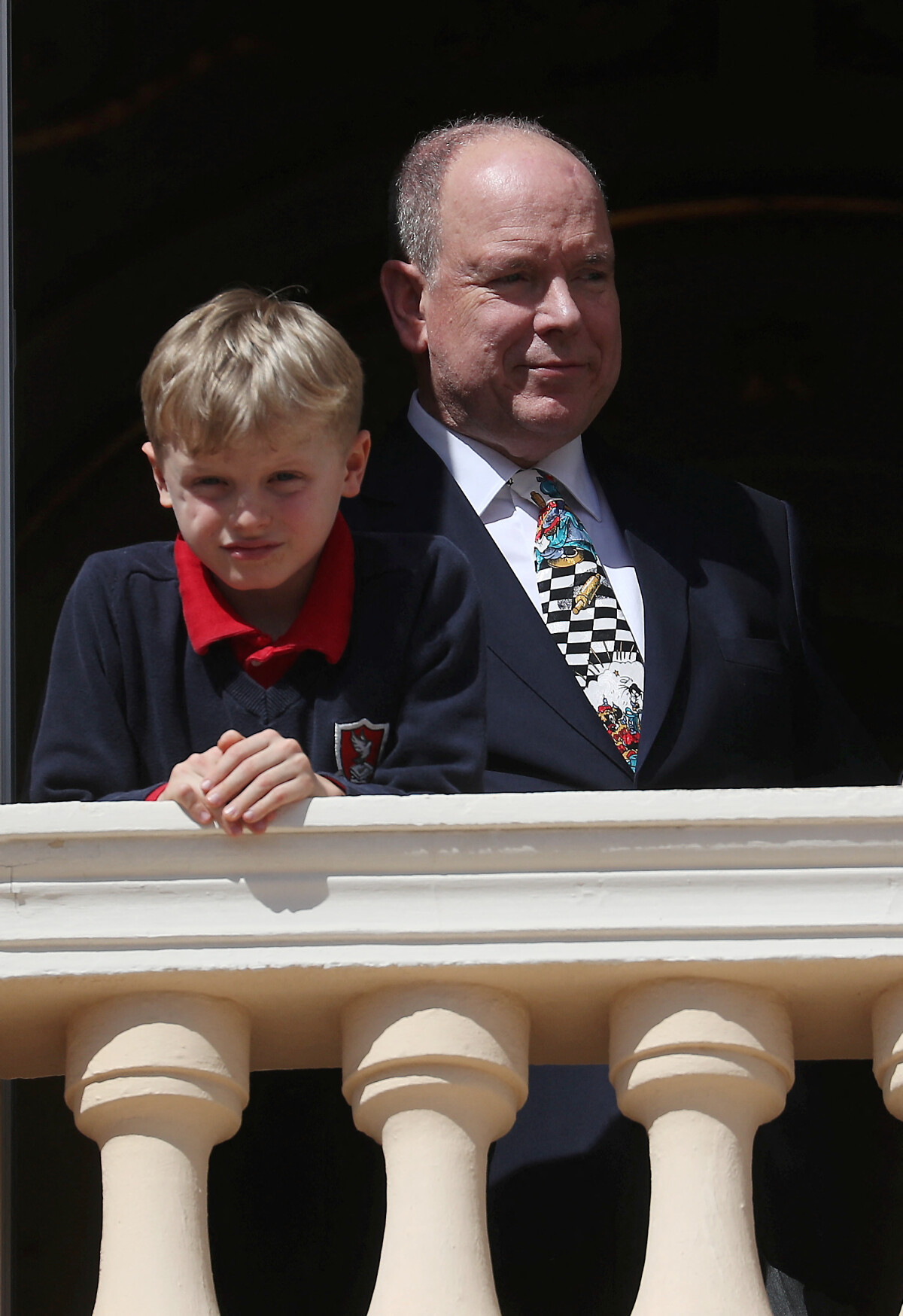 Photo : Le prince Albert II de Monaco et son fils, Jacques Le prince ...