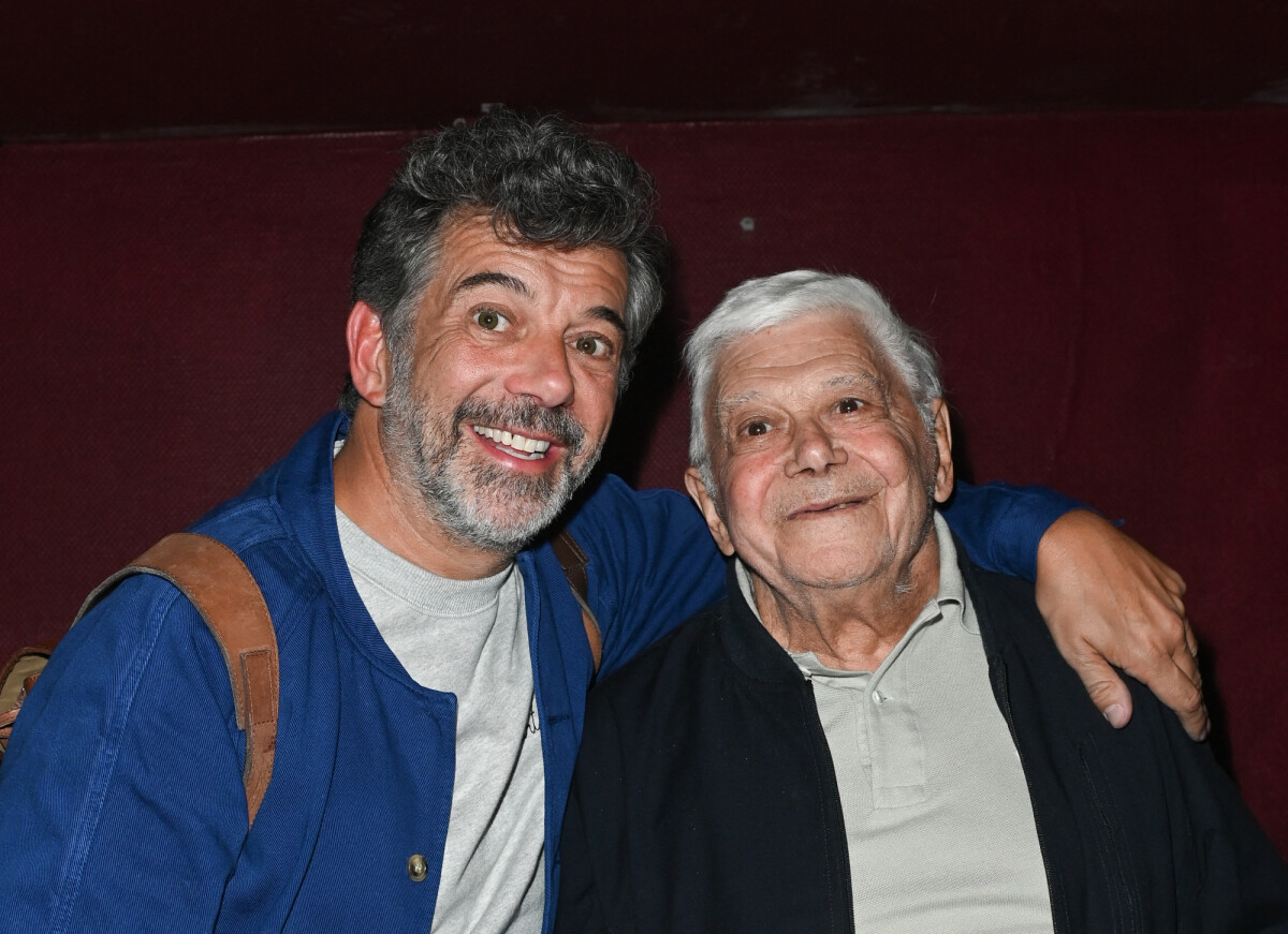 Photo : Stéphane Plaza avec son père Raymond - Générale du spectacle de ...