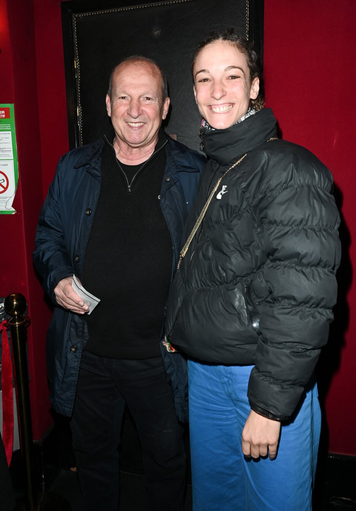 Photo : Rolland Courbis avec sa fille Olivia - Générale du spectacle de ...