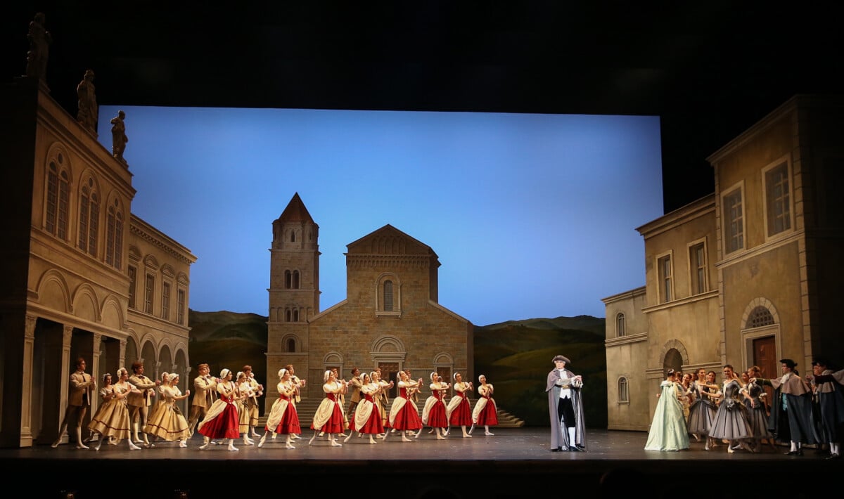 Photo : Répétitions du ballet Marco Spada au théâtre du Bolchoï à ...