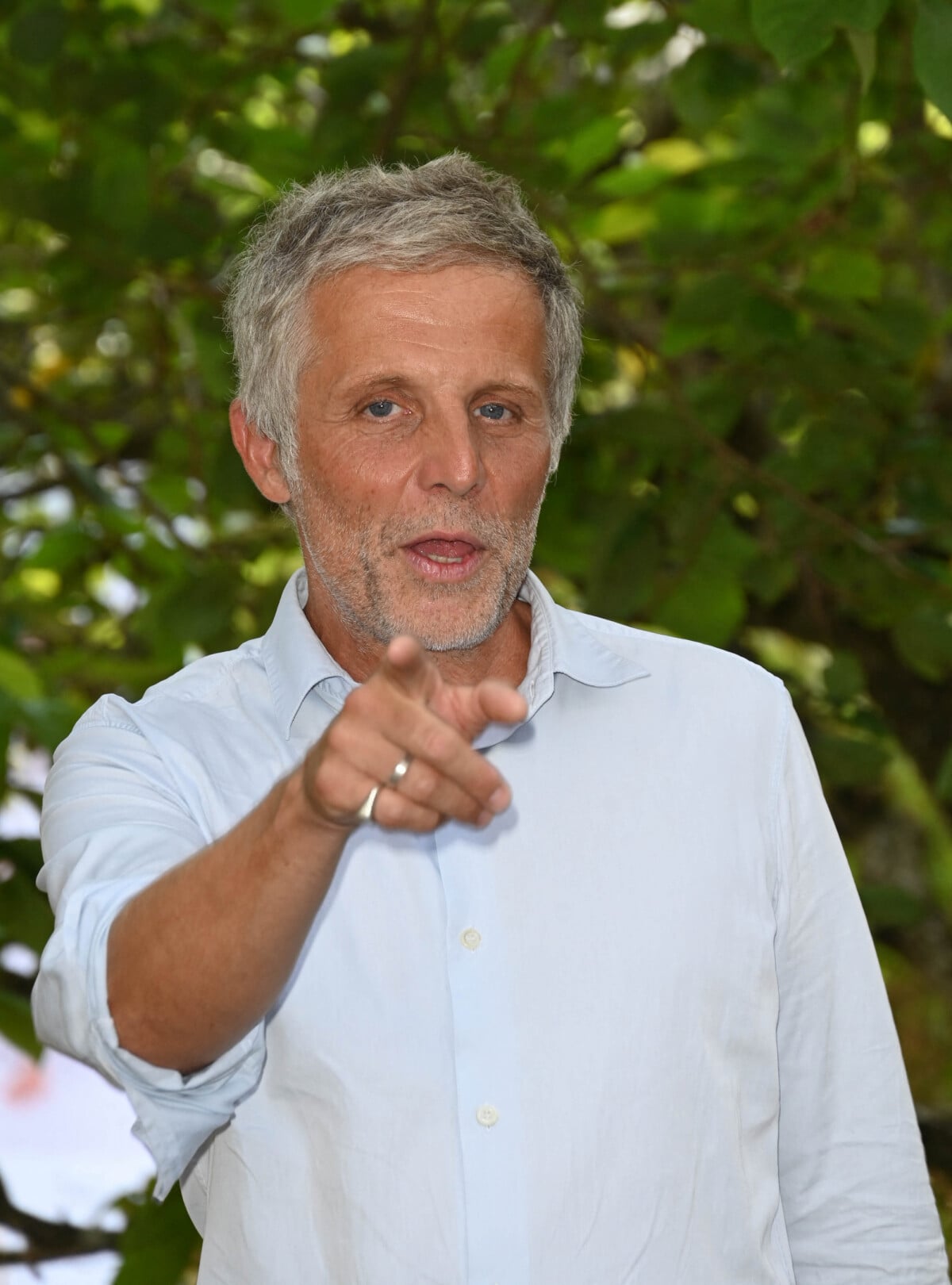 Photo : Stéphane Guillon au photocall du film "La Page Blanche" lors du ...