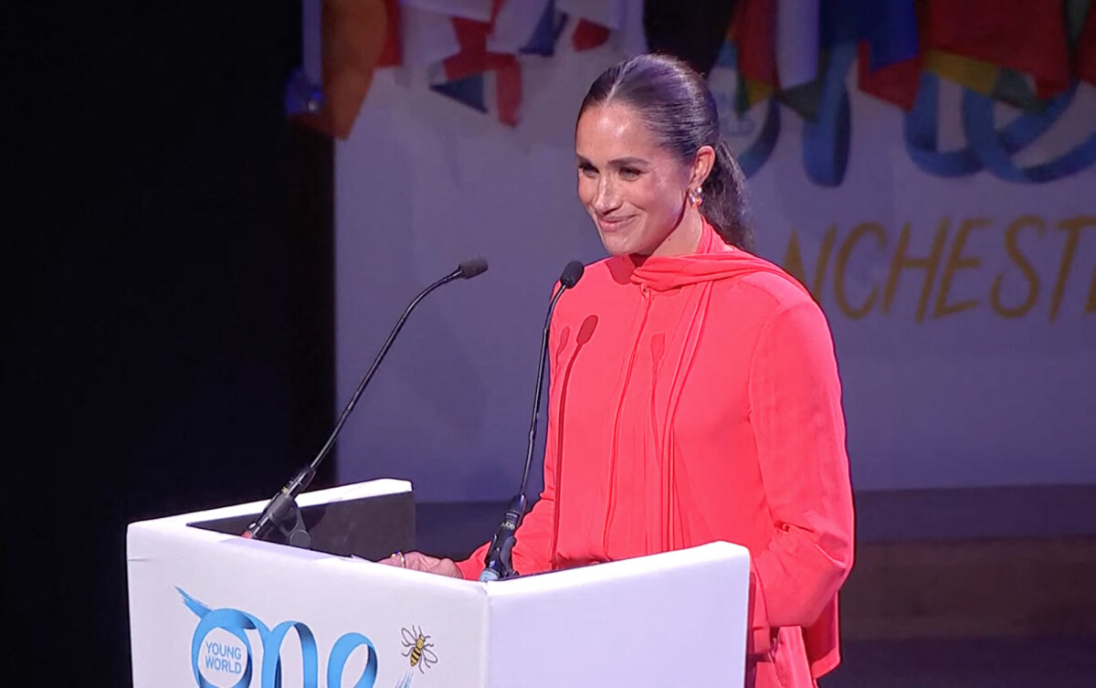 Photo : Première allocution publique de Meghan Markle au Royaume-Uni ...