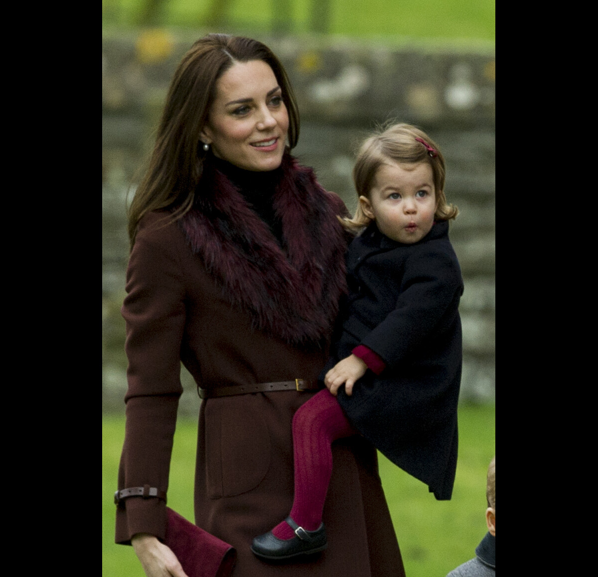 Photo : Catherine Kate Middleton et sa fille la princesse Charlotte ...