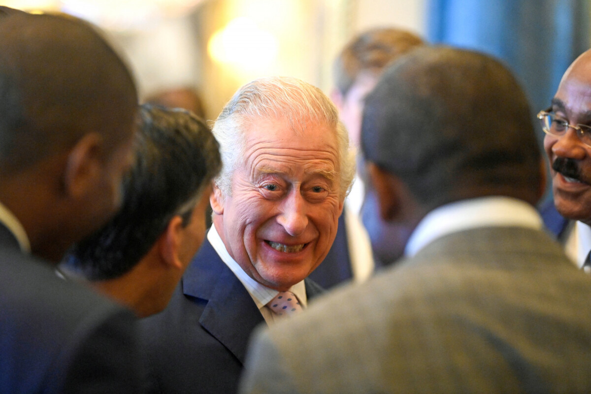 Photo : Le roi Charles III d'Angleterre - Déjeuner des gouverneurs ...