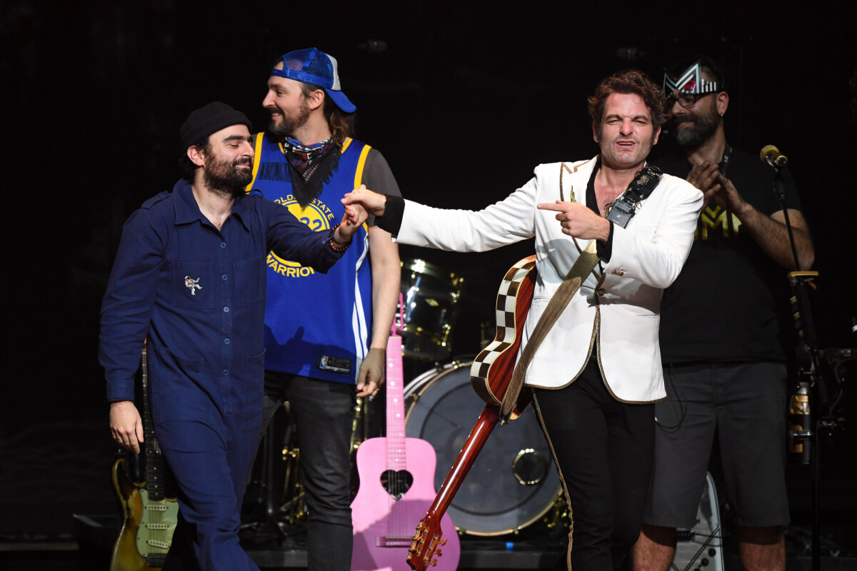 Photo : Joseph Chedid - Matthieu Chedid (M) en concert au palais Nikaia ...