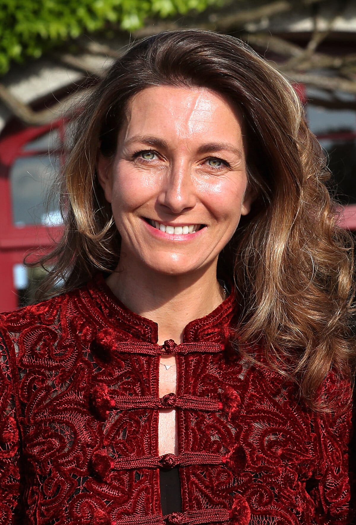 Photo : Anne-Claire Coudray lors de la fête de la fleur et l ...