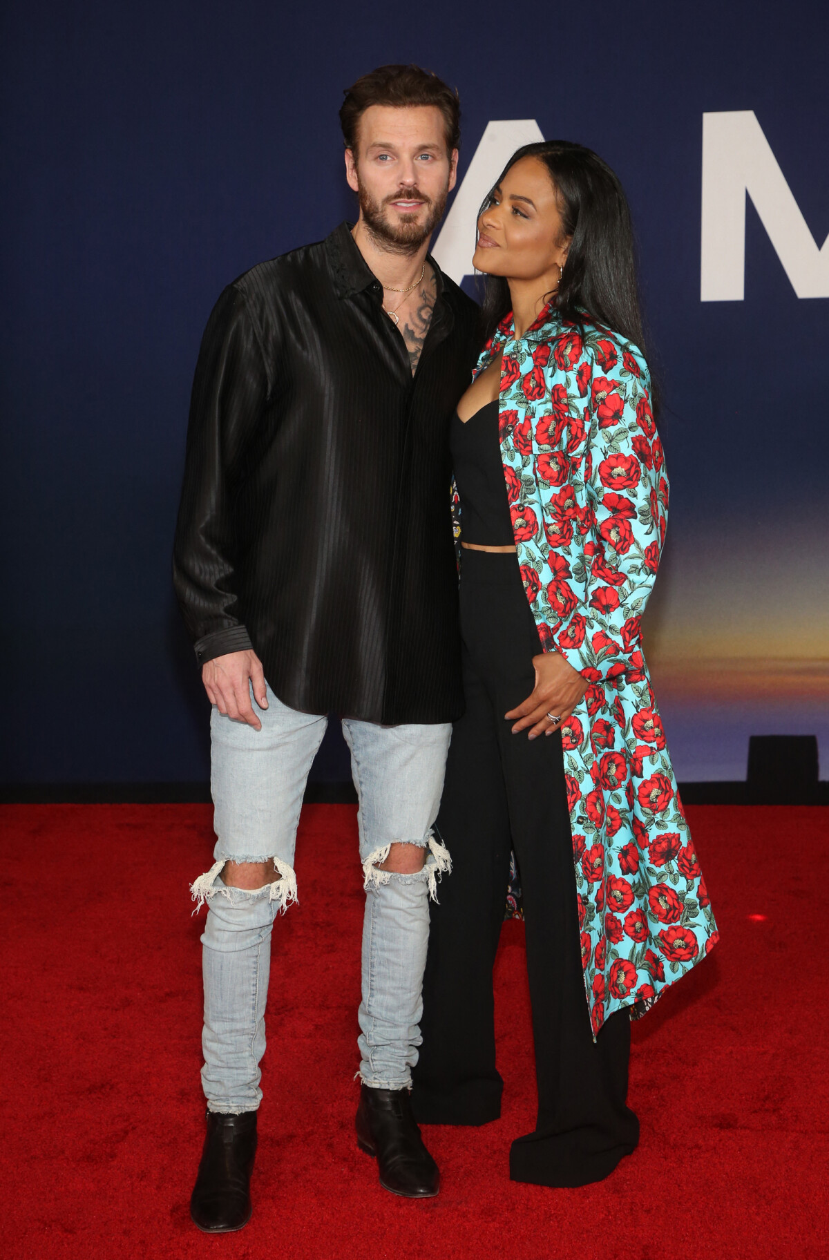 Photo : Matt Pokora et sa femme Christina Milian au photocall lors de ...