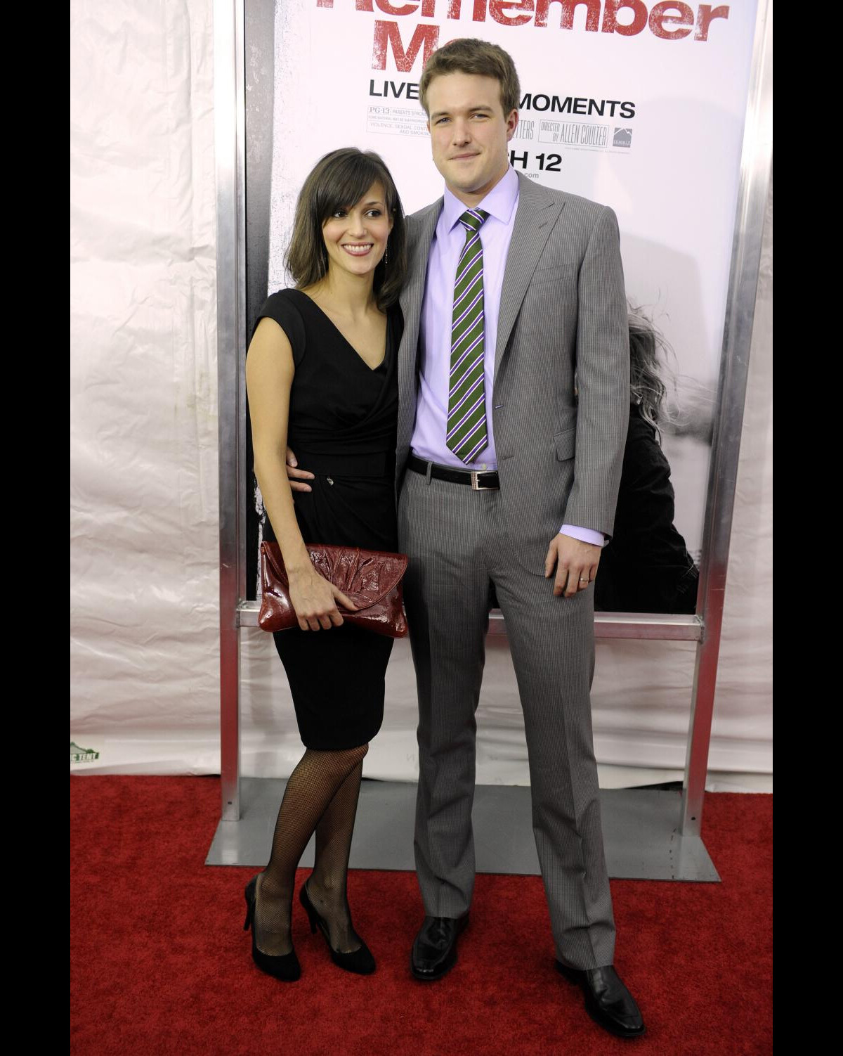Photo : Will Fetters et son épouse lors de la première de Remember Me ...