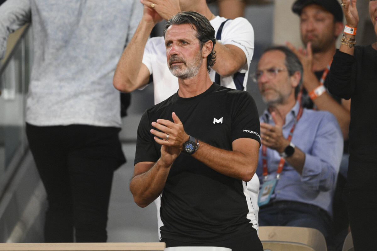 Photo : Patrick Mouratoglou - entraineur d'Holger Rune (Den) - Internationaux de France de ...