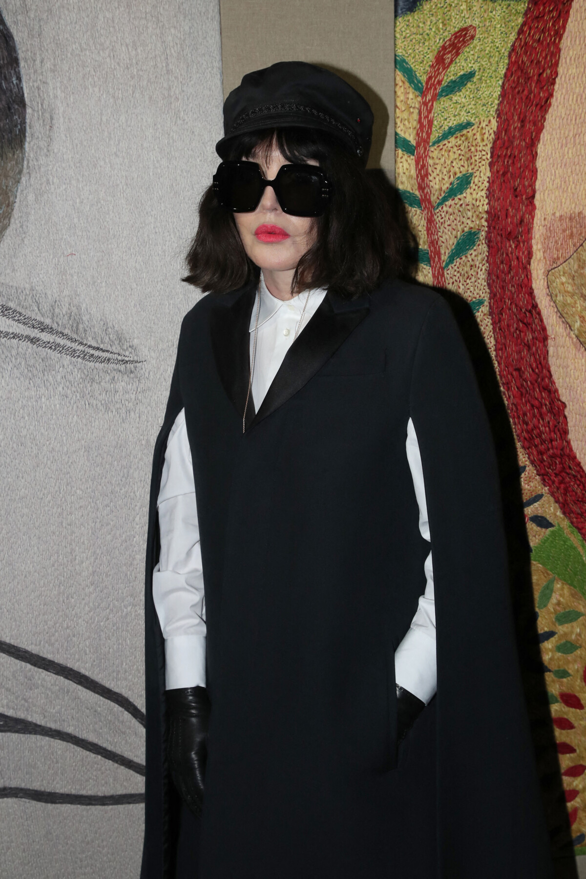 Photo : Isabelle Adjani lors du photocall du défilé Dior Haute Couture ...