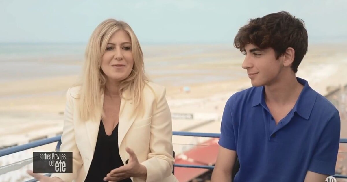 Amanda Sthers a offert son premier baiser de cinéma à son fils Léon ...