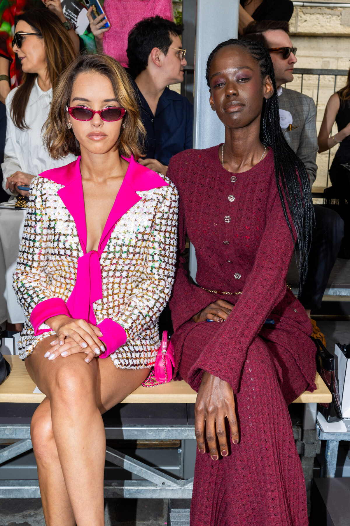 Photo : Lyna Khoudri - Front row du défilé de mode Chanel collection ...