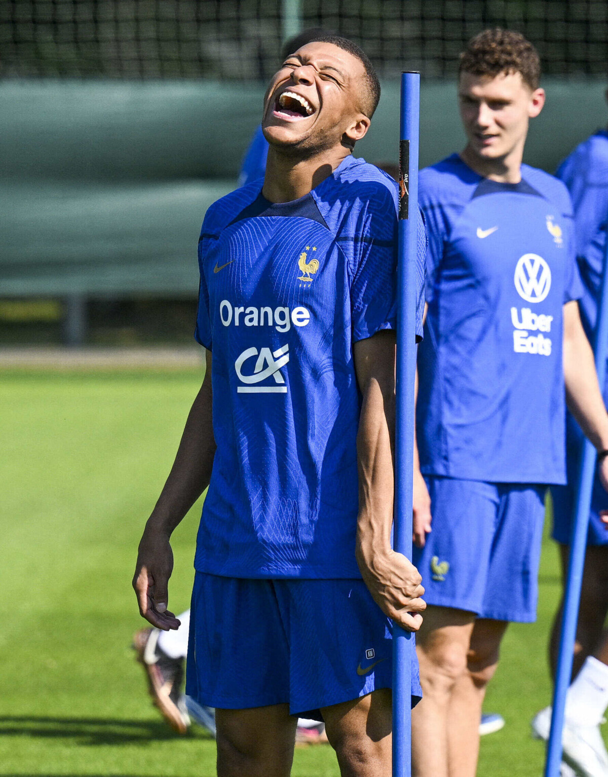 Photo : Kylian Mbappé (FRA) - Entraînement de l'équipe de France de ...
