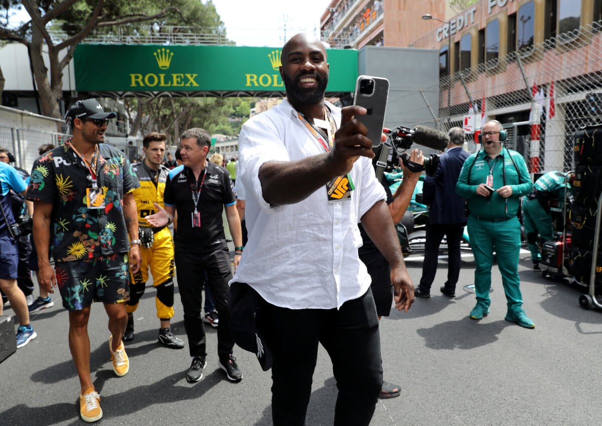 Photo : Teddy Riner lors du Grand Prix de Formule 1 (F1) de Monaco, le ...