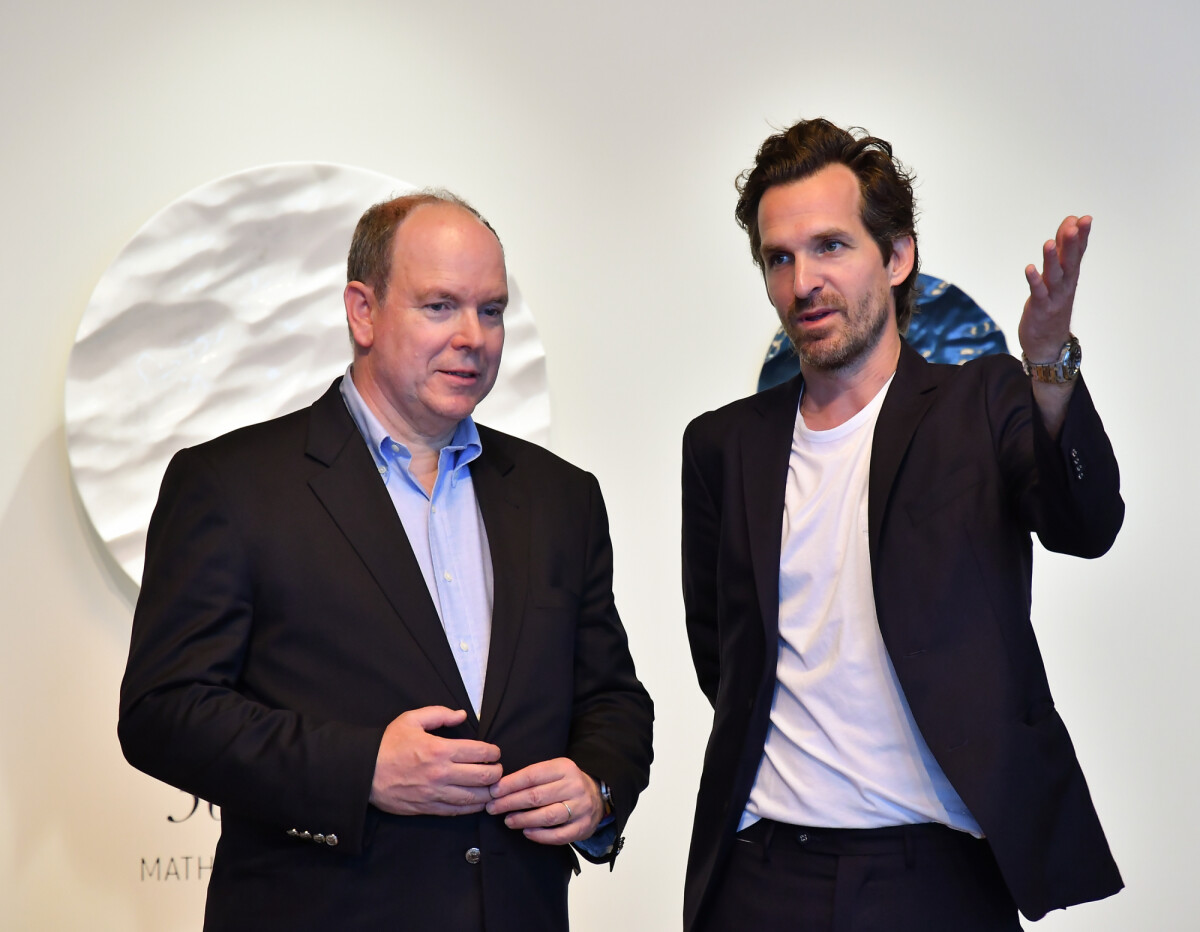 Photo : Exclusif - Le prince Albert II de Monaco et Mathieu Lehanneur ...