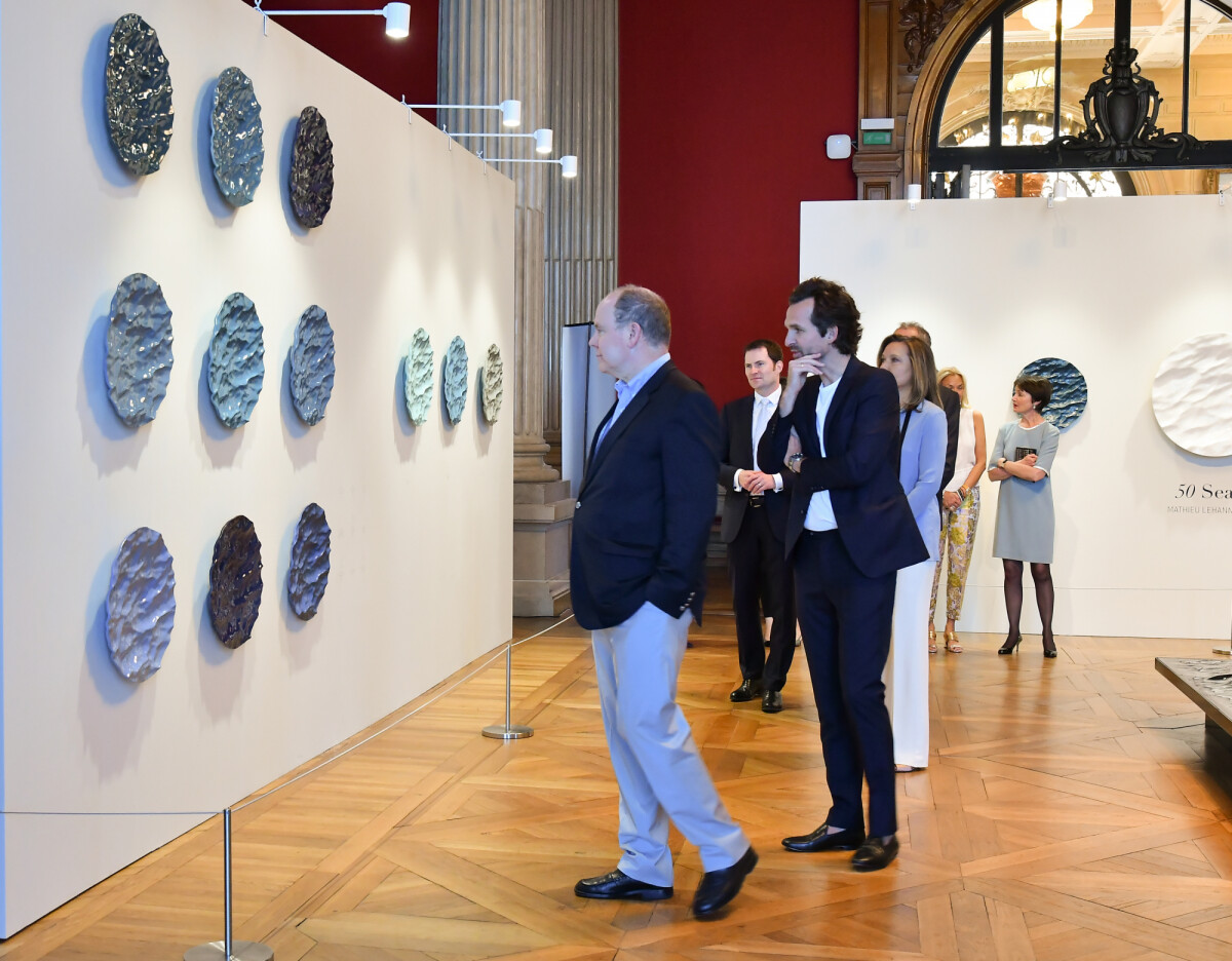 Photo : Exclusif - Mathieu Lehanneur, le prince Albert II de Monaco ...