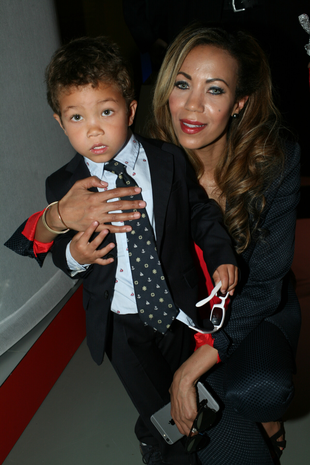 Photo : Danyellah Polnareff et son fils Louka - Inauguration de la ...