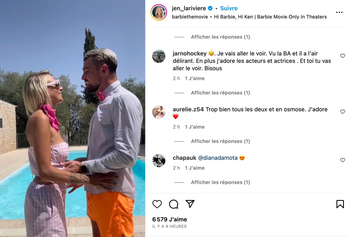 Photo : Bruno et Jennifer fous amoureux et immortalisés sur la Toile ...