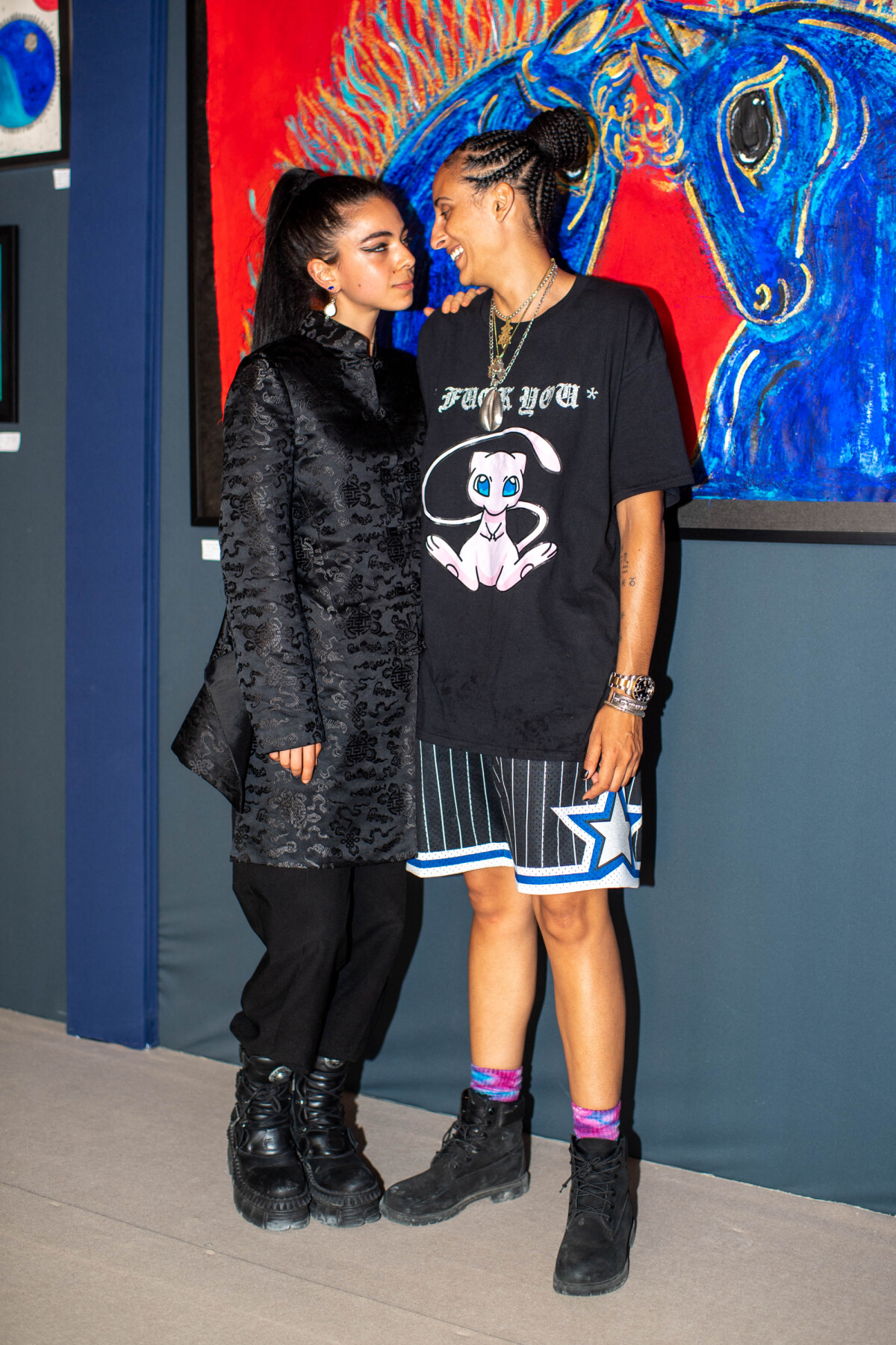 Photo : Exclusif - Roxane Depardieu et sa compagne la chanteuse Elia ...