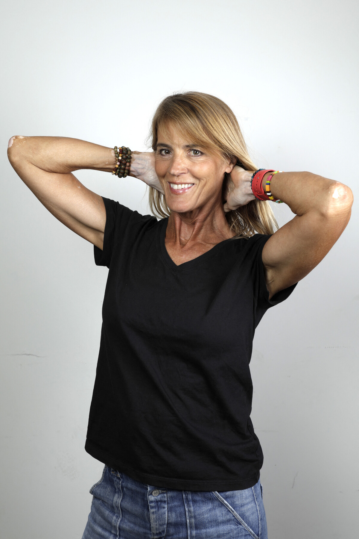 Photo : Portrait de Nathalie Simon lors de l'enregistrement de l ...