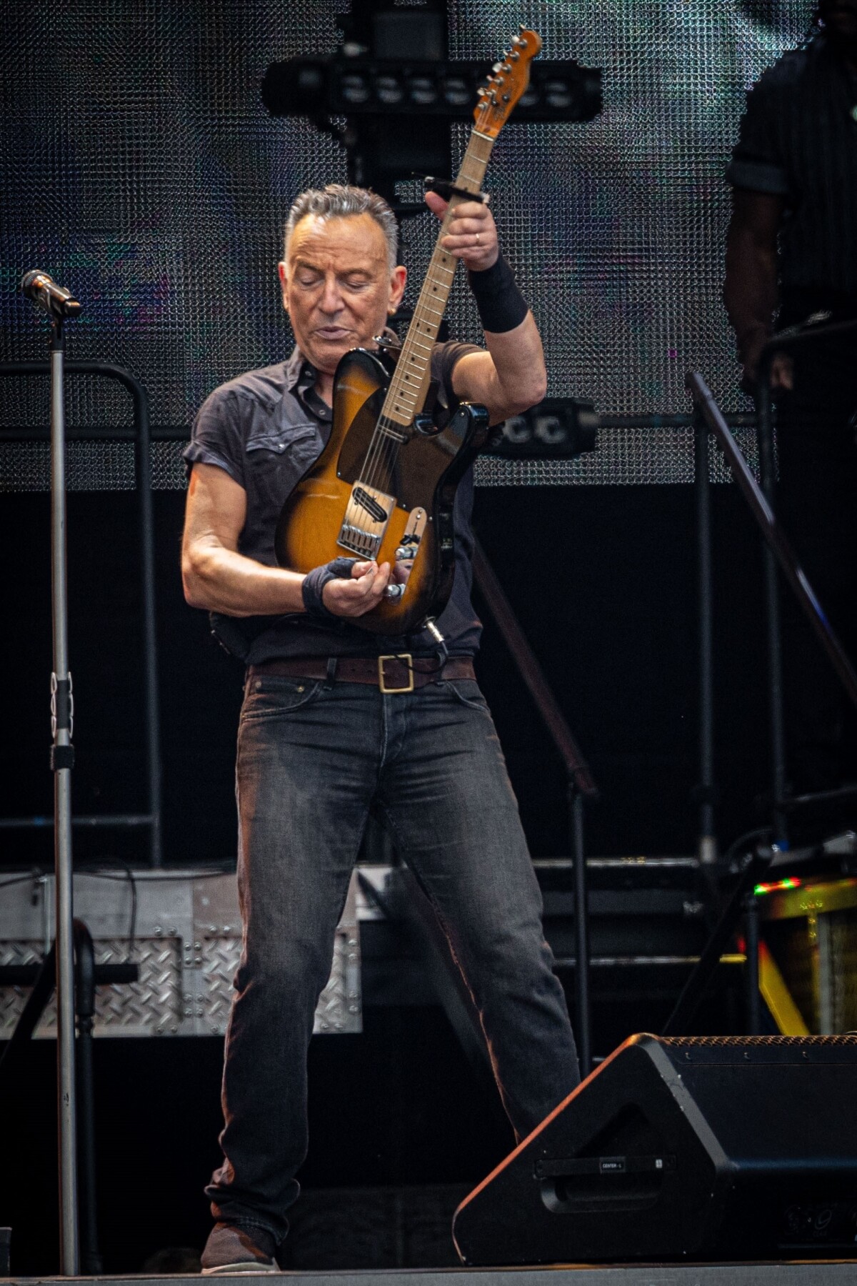 Photo : Bruce Springsteen en concert avec son groupe E-Street Band, à ...
