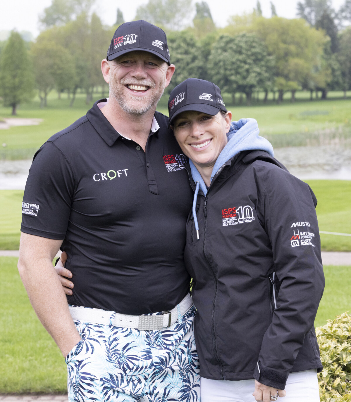 Photo : Mike Tindall, Zara Tindall lors de la 10ème édition du tournoi ...