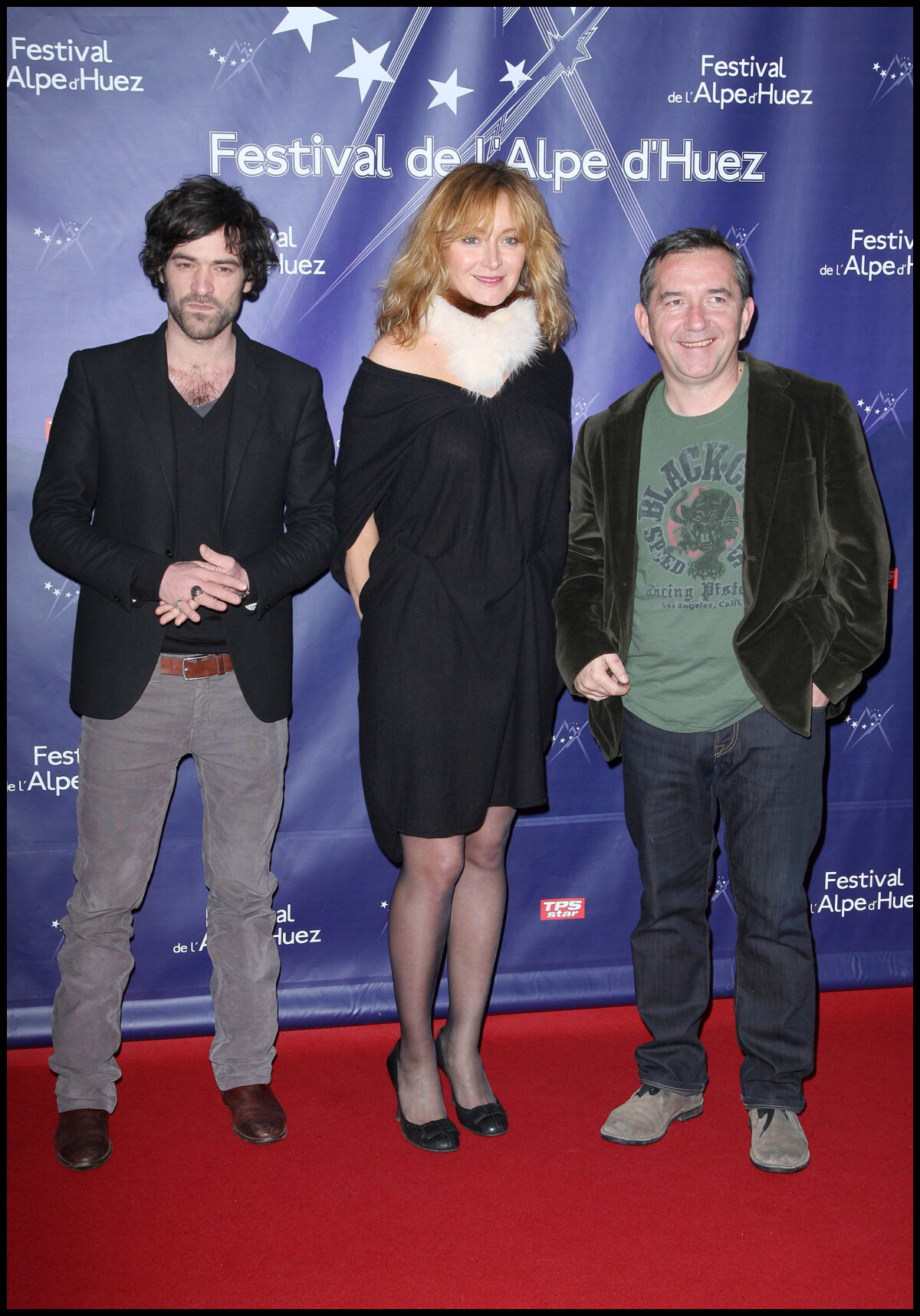 Photo : Romain Duris, Julie Ferrier et Pascal Chaumeil - Photocall du ...