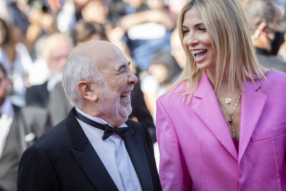 Photo : Gérard Jugnot et sa femme Patricia Campi - Montée des marches ...