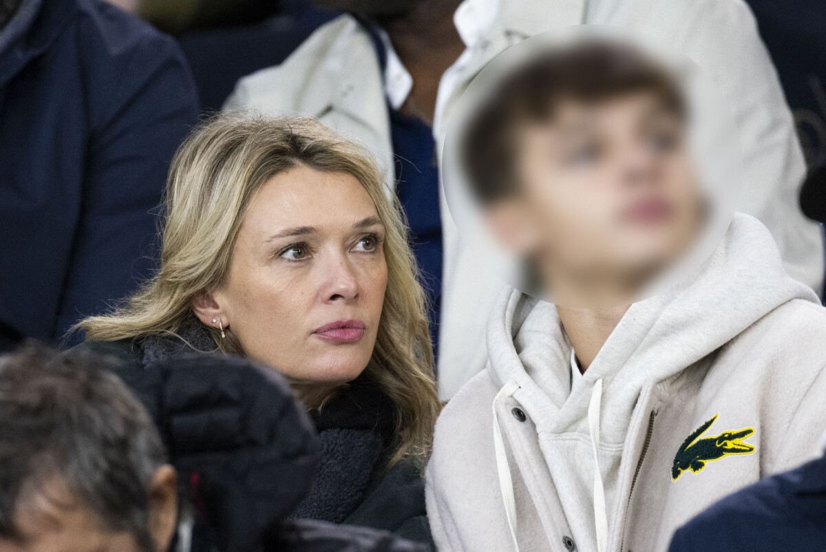 Photo : Anne Marivin et son fils Leonard - People dans les tribunes ...