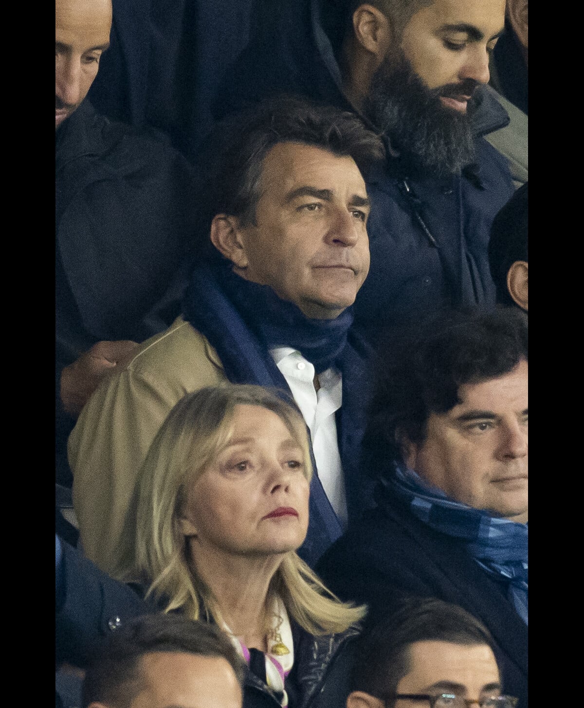 Photo : Yannick Alléno - People dans les tribunes lors du match de ...