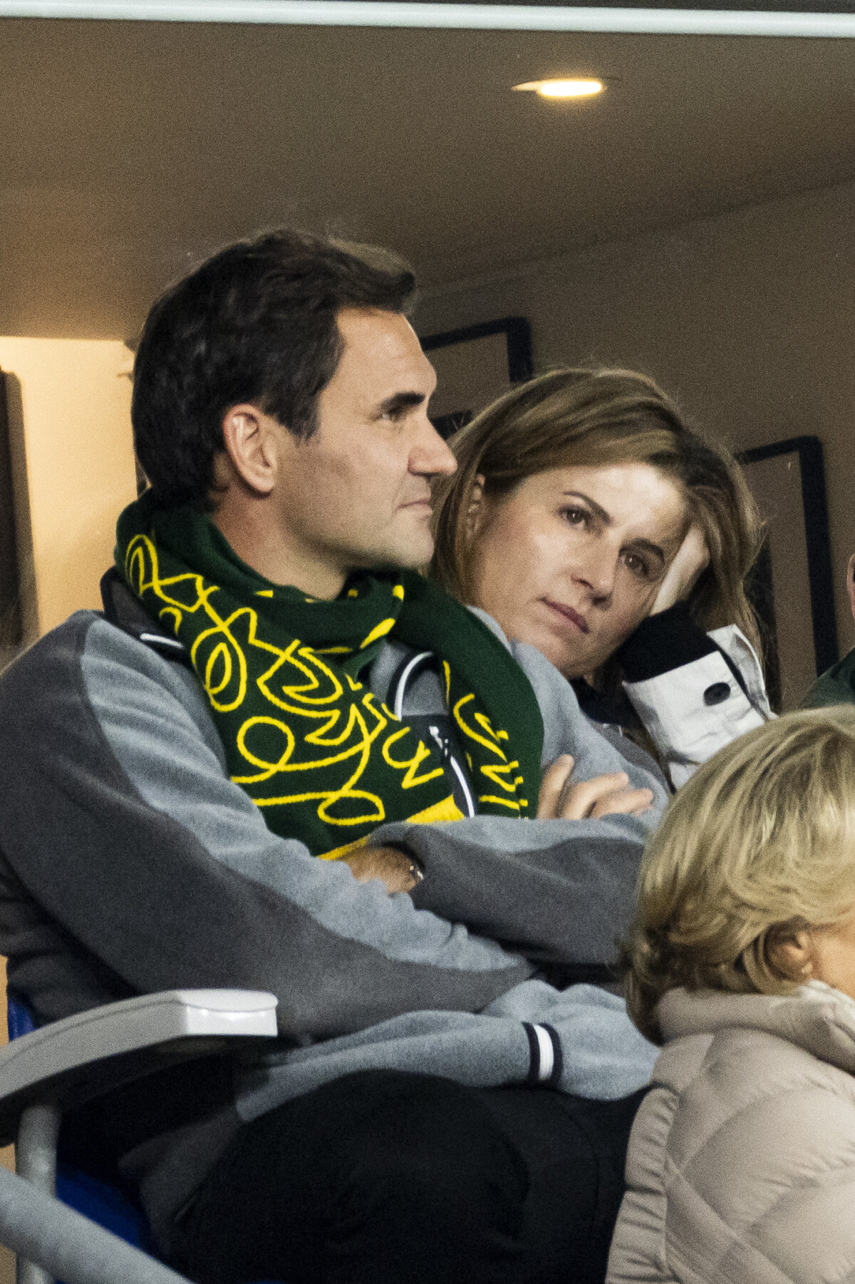 Photo : Roger Federer, sa mere Lynette Federer, Miroslava Vavrinec, ses ...