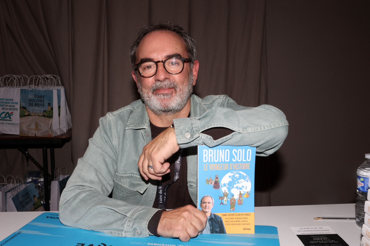 Photo : Bruno Solo lors de la 41ème Foire du Livre de Brive dans La ...