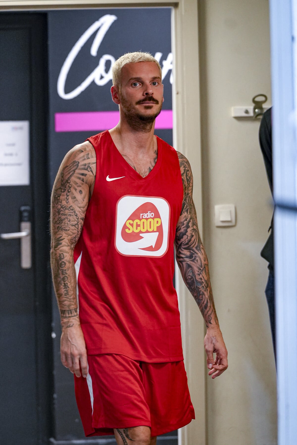 Photo : Tony Parker et Matt Pokora (M.Pokora) s'affrontent lors d'un ...